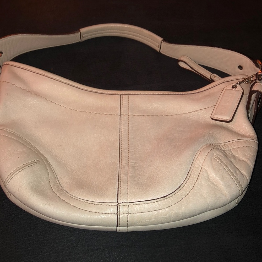 Coach Ivory Leather Bag - Gem